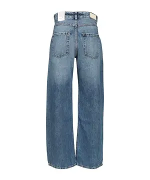 ICON DENIM LOS ANGELES Bea Low Rise Wide-leg Jeans - Blue