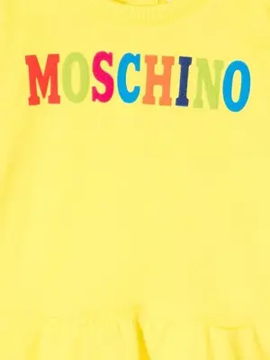 Moschino Flared Logo T-shirt Dress
