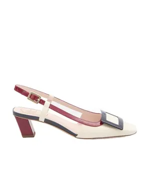 ROGER VIVIER Covered Buckle Slingback Pumps