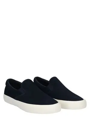 Hugo Boss Suede Slip-on Sneakers