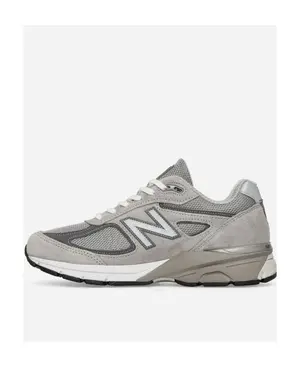 NEW BALANCE 990v4 Lace-up Sneakers - Gray