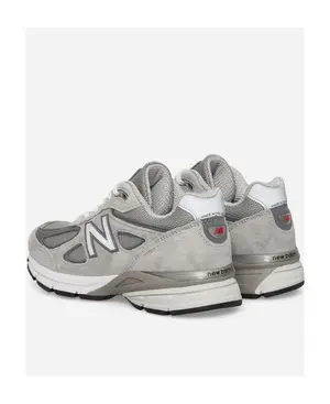 NEW BALANCE 990v4 Lace-up Sneakers - Gray