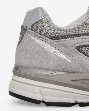 NEW BALANCE 990v4 Lace-up Sneakers - Gray
