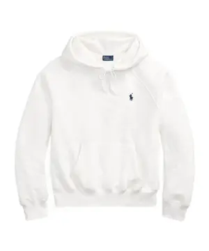 Polo Ralph Lauren Drawstring Logo Hoodie - White