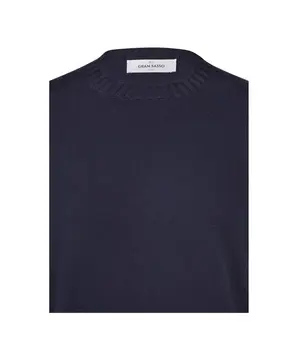 GRAN SASSO Long Sleeve Cotton Sweater