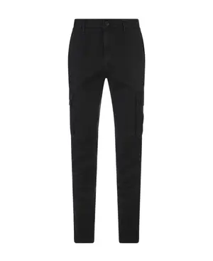 Stone Island Compass Motif Straight-leg Cargo Trousers