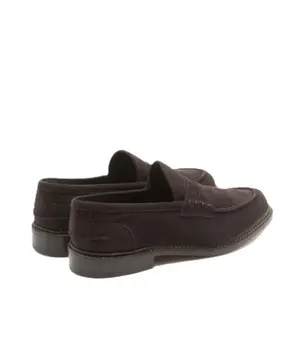 TRICKER'S Round-toe Suede Loafers