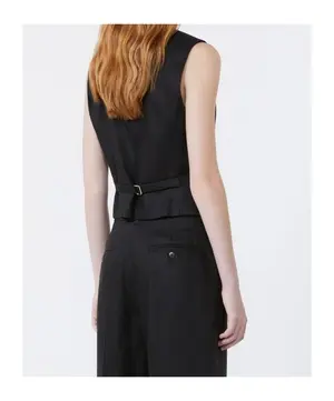 Max Mara Button V-neck Waistcoat