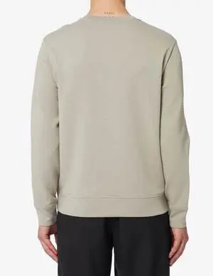 Emporio Armani Logo Patch Crewneck Sweatshirt