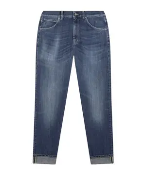 DONDUP Cuffed Hem Jeans - Blue