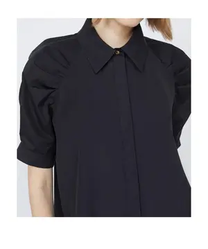 Max Mara Mstamore Ruched Sleeve Shirt - Black