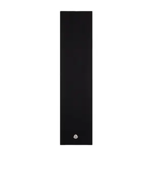 Moncler Logo Patch Knit Scarf - Black
