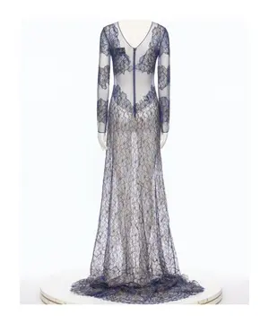 Valentino Garavani Round Neck Long Sleeve Dress