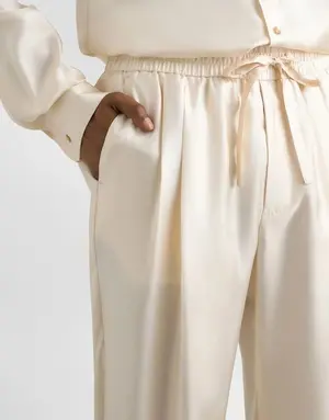 Dolce & Gabbana Silk Trousers