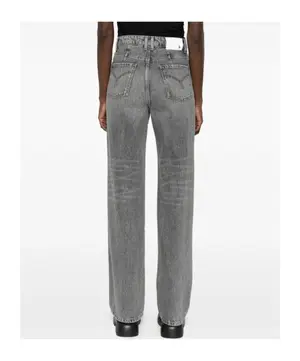 Patrizia Pepe High-waisted Regular Fit Jeans - Medium Grey