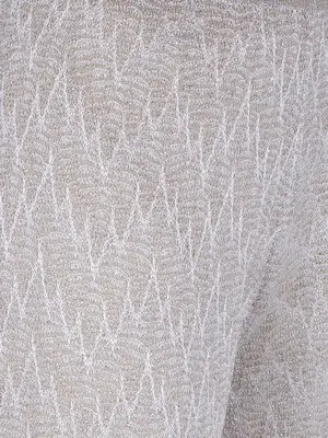 D.exterior Z-line Patterned Knitted Trousers