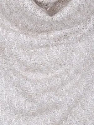 D.exterior Sleeveless Draped Knitted Top - Gray