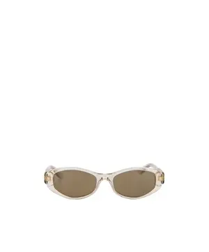 Balenciaga Nova Oval Sunglasses - Gray