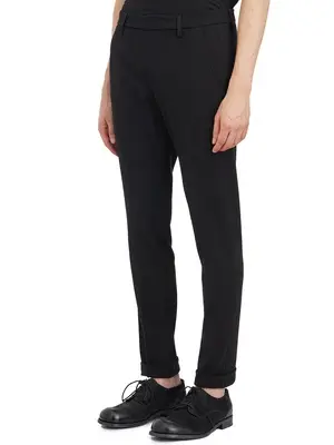 DONDUP Belt-lined Casual Tailored Pants - Black