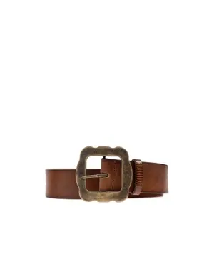 Dsquared2 Leather Square-buckle Belt - Brown