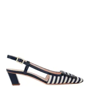 ROGER VIVIER Striped Slingback Pumps