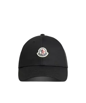 Moncler Logo Baseball Cap - Black