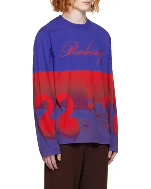 Burberry Photograph Print Cotton Blend Sweatshirt