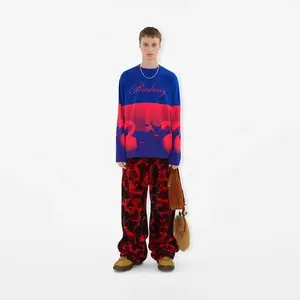 Burberry Photograph Print Cotton Blend Sweatshirt