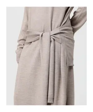 LEMAIRE Long-sleeved Dress With Waist Tie