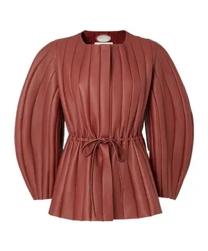 Fendi Selleria Deerskin Jacket - Rust