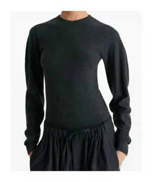 LEMAIRE Rib-knit Jumper With Ribbed Cuffs And Hem