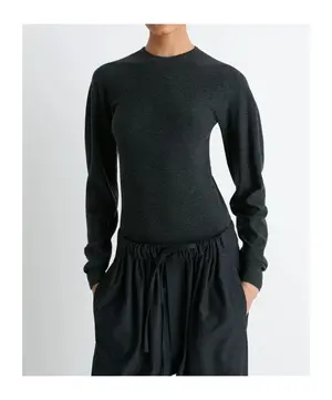 LEMAIRE Rib-knit Jumper With Ribbed Cuffs And Hem