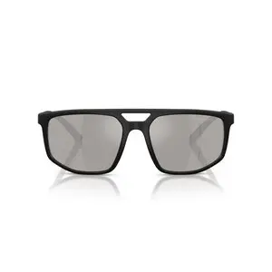 Emporio Armani Geometric Frame Sunglasses - Gray