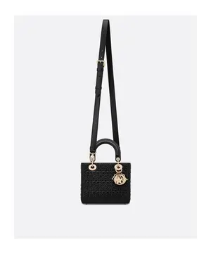 Dior Small Lady Shoulder Bag With Star Pattern
