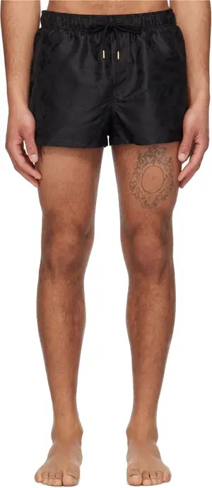 Versace Barocco Jacquard Swim Shorts - Multicolor