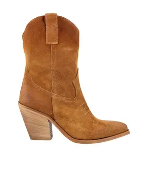JE T'AIME Western Fringed Ankle Boots