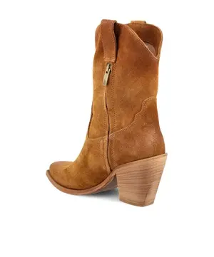 JE T'AIME Western Fringed Ankle Boots
