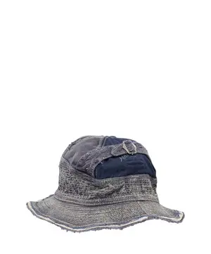 Kapital Distressed Wide-brimmed Hat