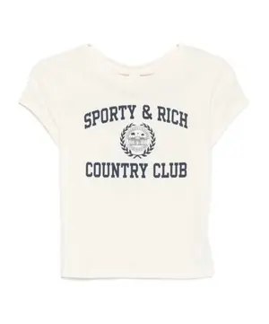 SPORTY  RICH Sporty & Rich Short-sleeved T-shirt - No