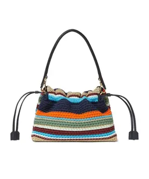 Fendi Mamma Baguette Medium Crochet Bag