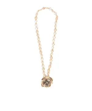 Valentino Garavani Flower Pendant Necklace - Yellow