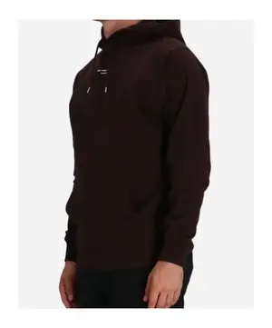 Drole De Monsieur Logo Embroidered Hoodie - Black