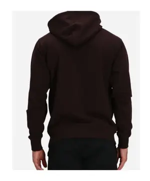 Drole De Monsieur Logo Embroidered Hoodie - Black