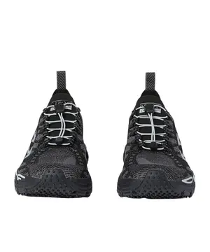 Off-White Round Toe Drawstring Sneakers