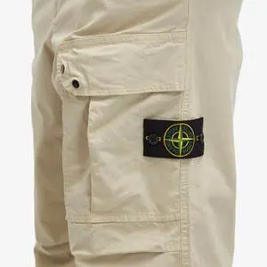Stone Island Cotton Twill Cargo Trousers