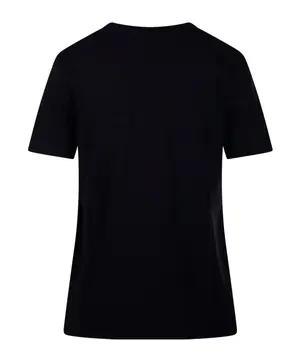 Max Mara Logo Embroidered Crewneck T-shirt