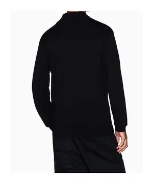 Armani Exchange Ribbed Zip-up Cardigan
