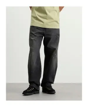 Carhartt Wip Straight Leg Paint Splatter Jeans