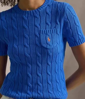 Polo Ralph Lauren Short Sleeve Crewneck Jumper With Pocket