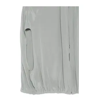 ALYSI Silk Cape With Elasticated Hem